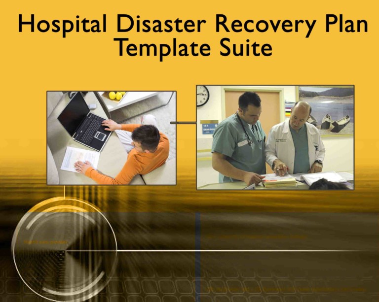 Hospital Disaster Recovery Plan Template