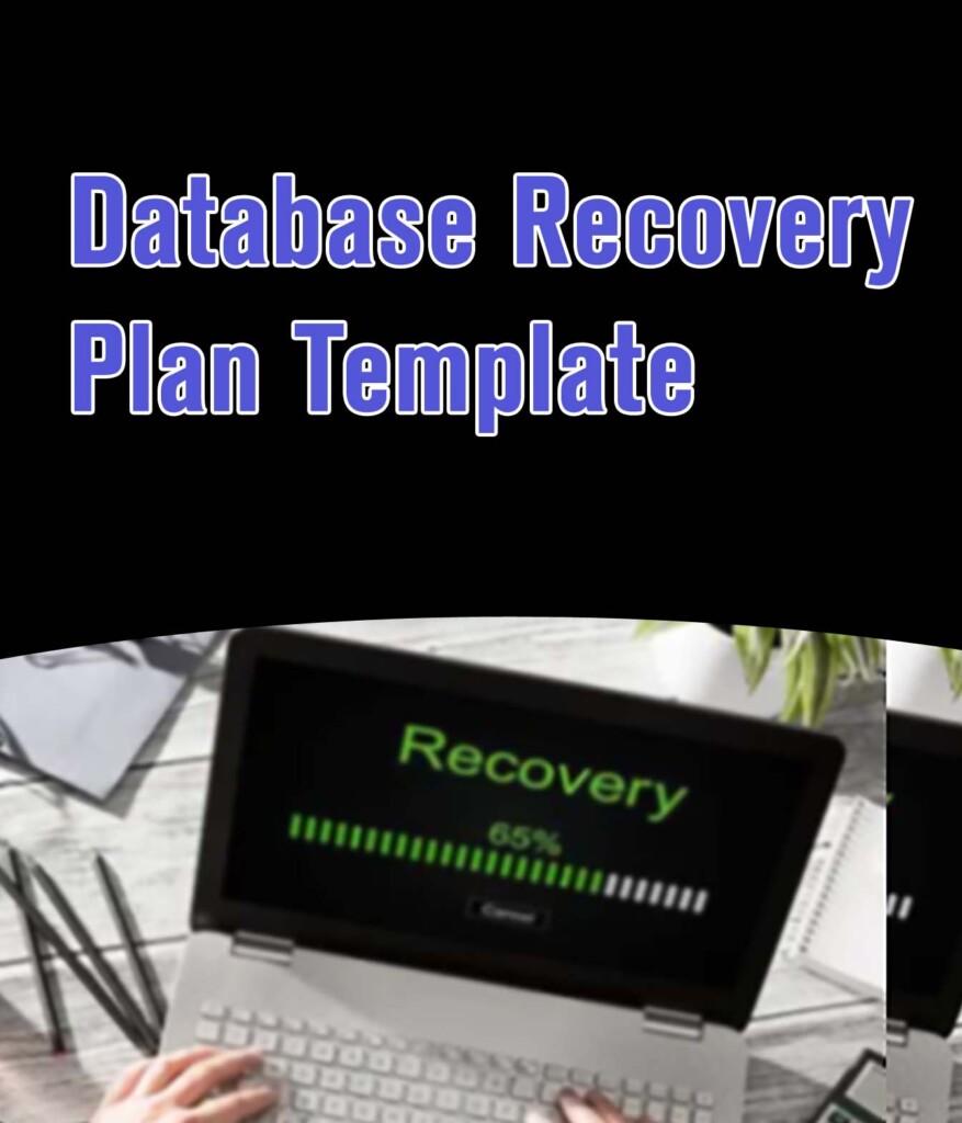 Database Recovery Plan Template for Business Resumption Planning